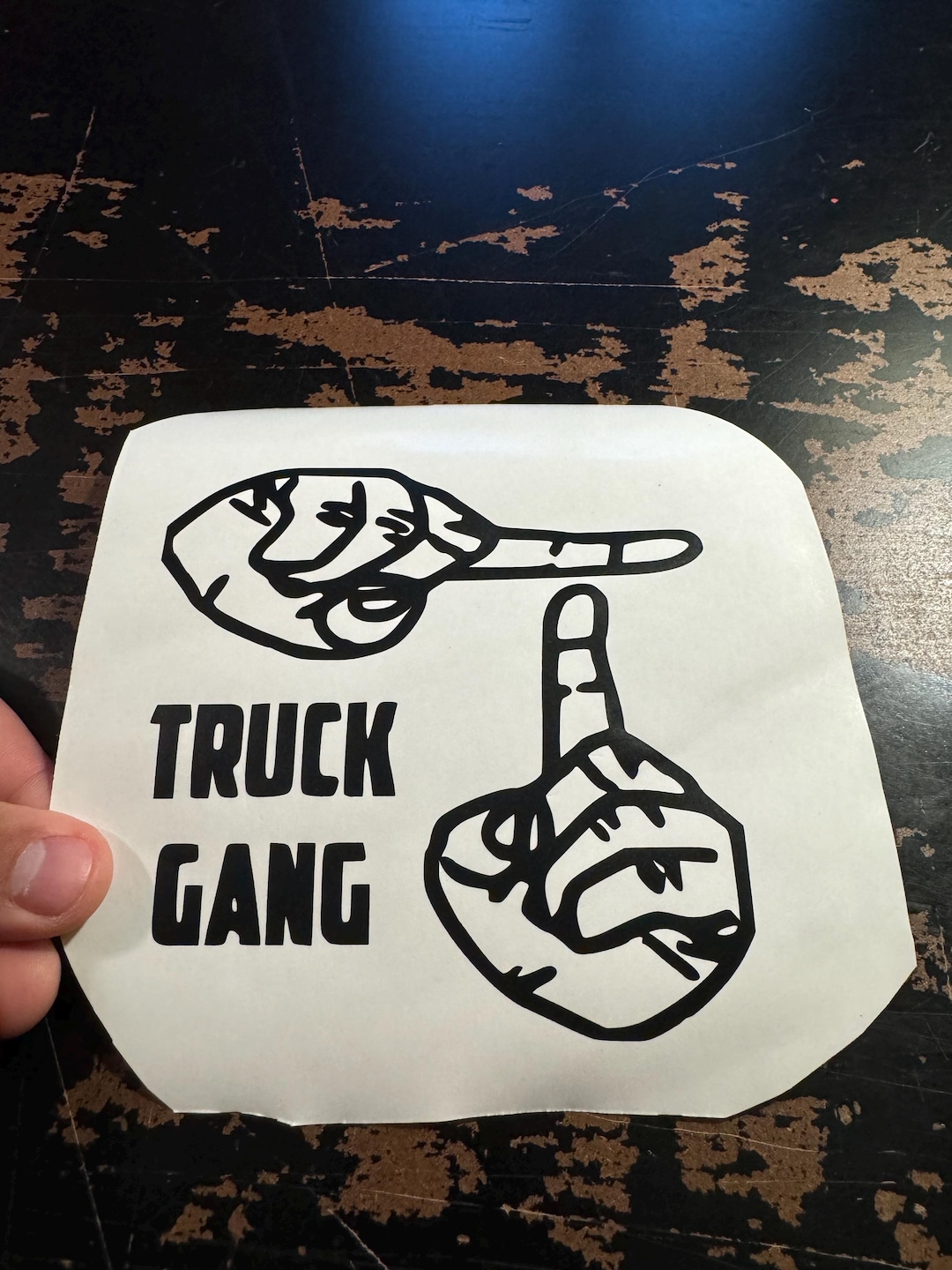 Truck Gang Sticker - Etsy