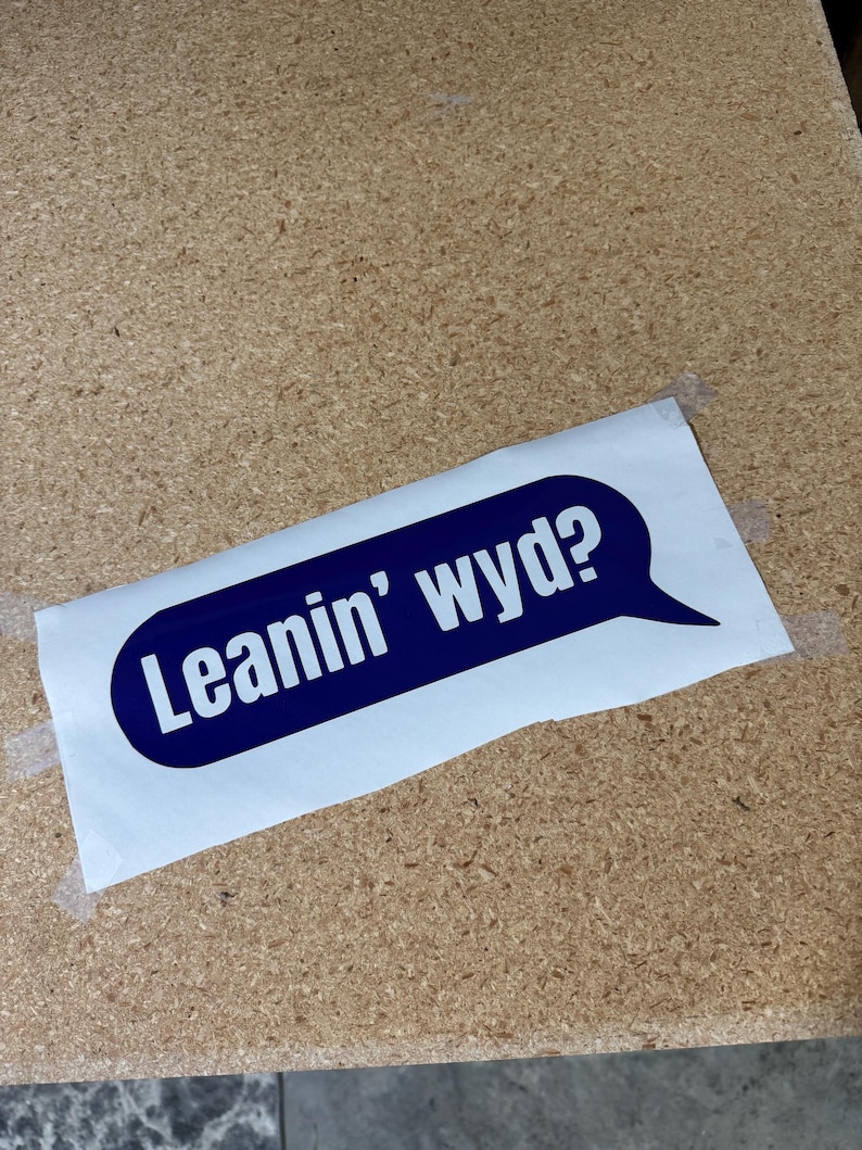 Leanin’ Wyd? Sticker - Etsy