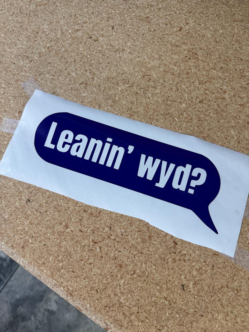 Leanin’ Wyd? Sticker - Etsy