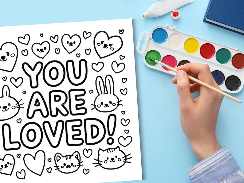 Motivational Coloring Pages for Kids Manifest Coloring Sheets Bold and ...