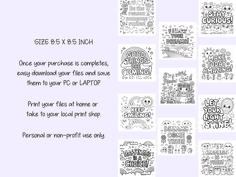 Motivational Coloring Pages for Kids Manifest Coloring Sheets Bold and ...