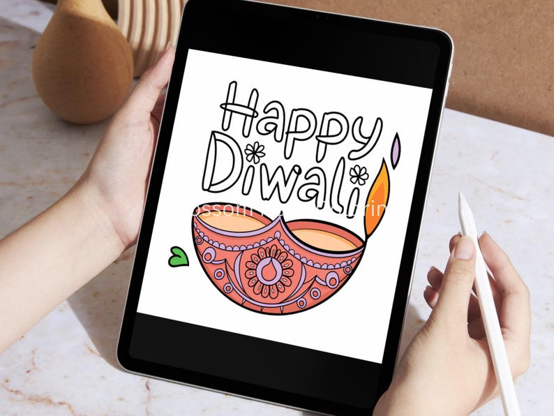 Diwali Coloring Pages Printable DIY Festival Coloring Sheets Bold and ...