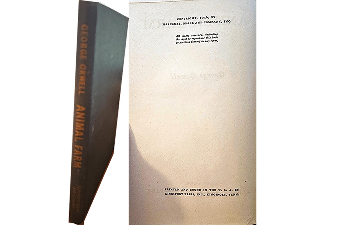 George Orwell's Animal Farm First Edition - Etsy