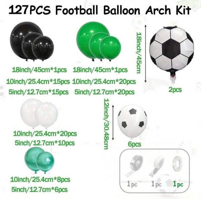 Football Balloon Arch Kit - Etsy