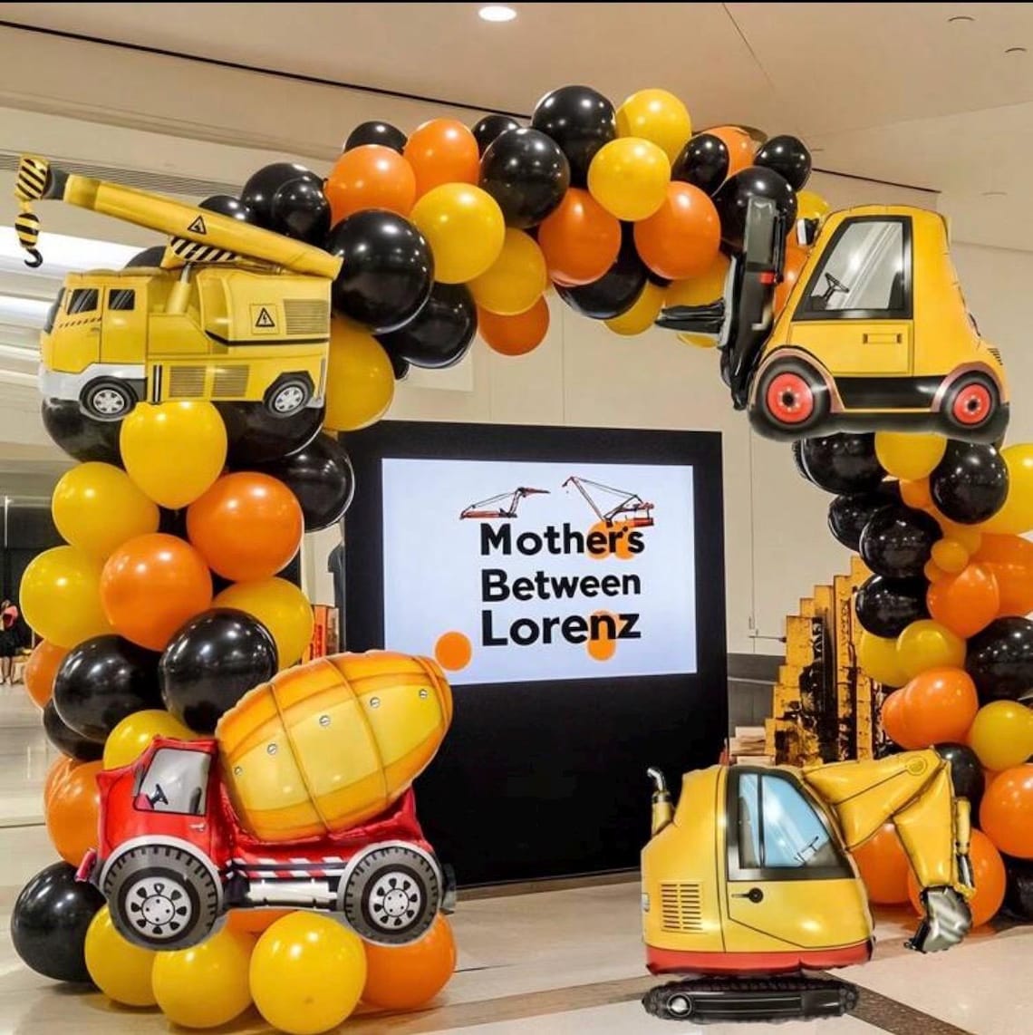 Construction Theme Balloon Garland Kit - Etsy