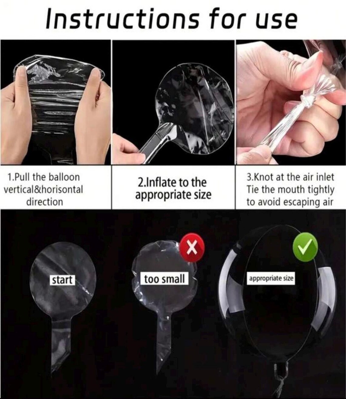 Transparent Bobo Balloons With Pink Bow - Etsy