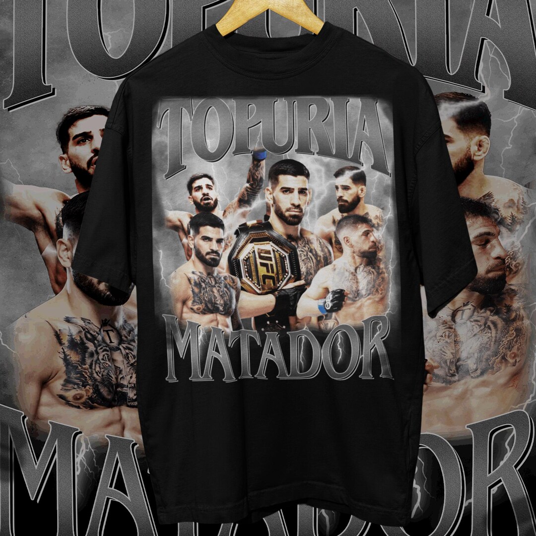 Retro Ilia Topuria Shirt Ufc 308 Shirt, UFC Fan El Matador Shirt ...
