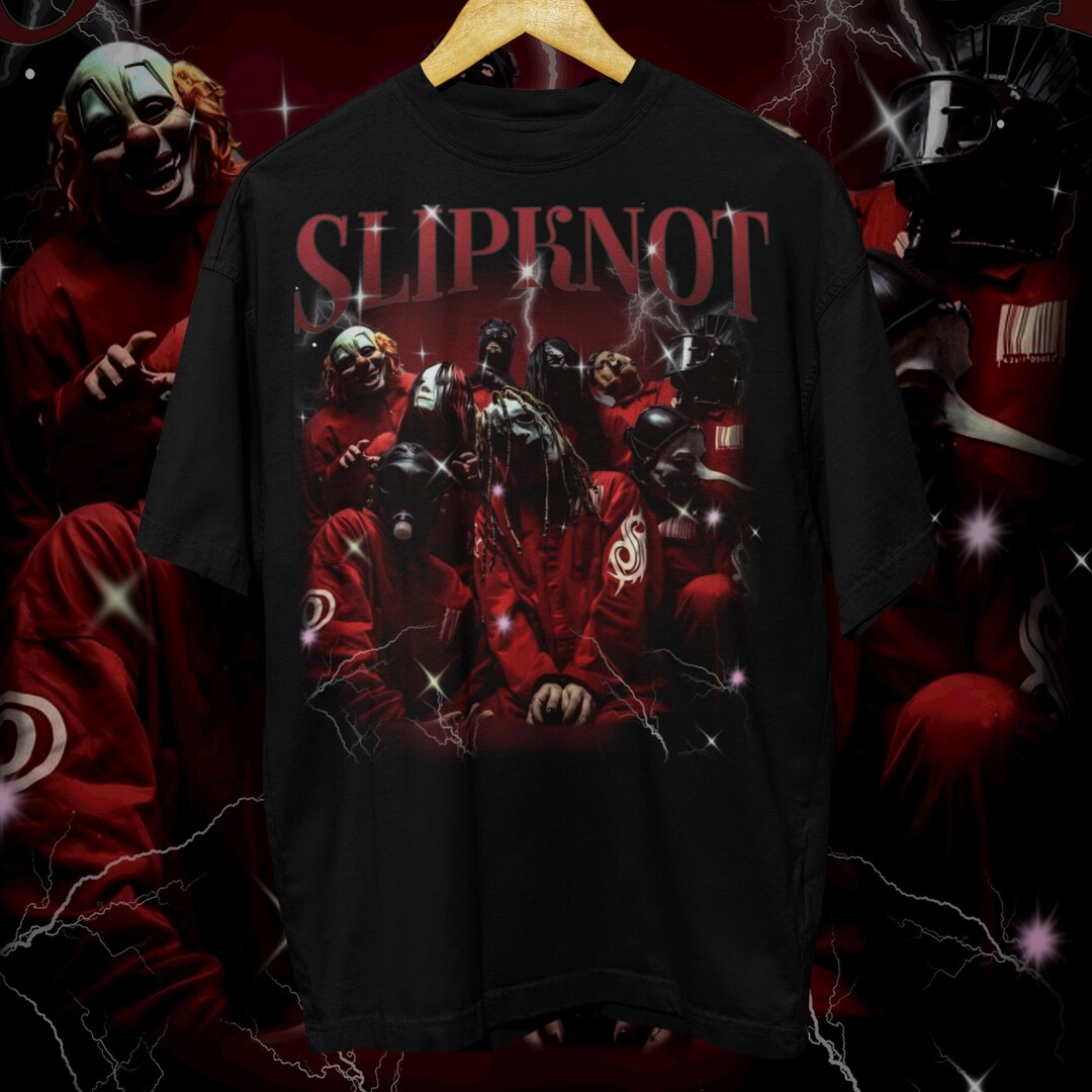 Slipknot Vintage T-shirt, Slipknot Shirt, Slipknot Retro Shirt ...