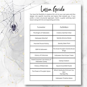 Halloween Unit Study Printable Curriculum PDF History of Halloween ...