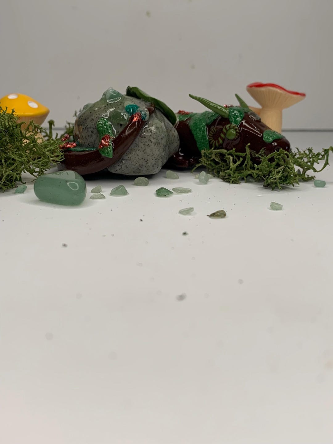 Mossy Dragon (garden Guardian Series) - Etsy