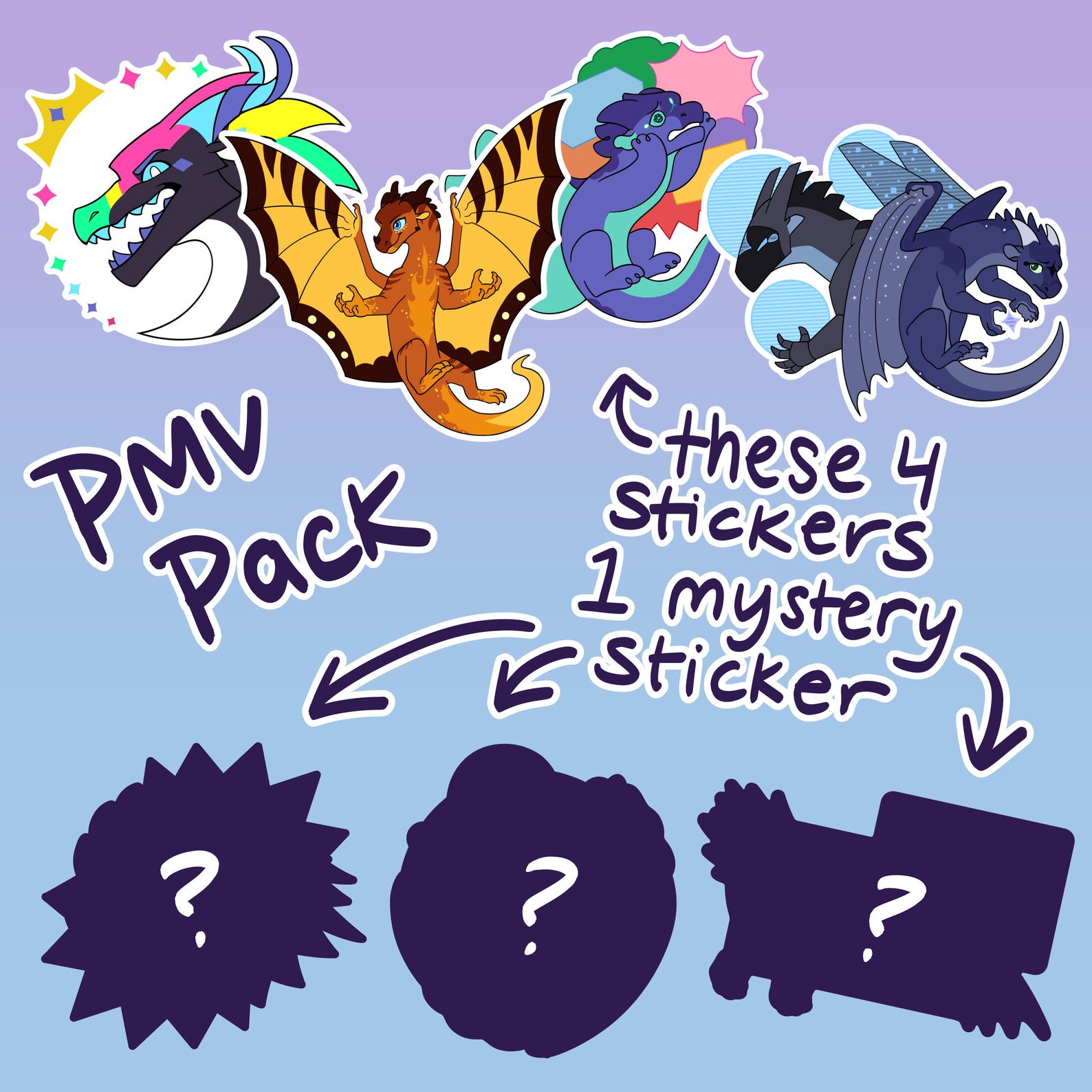 Wings of Fire PMV Sticker Pack - Etsy