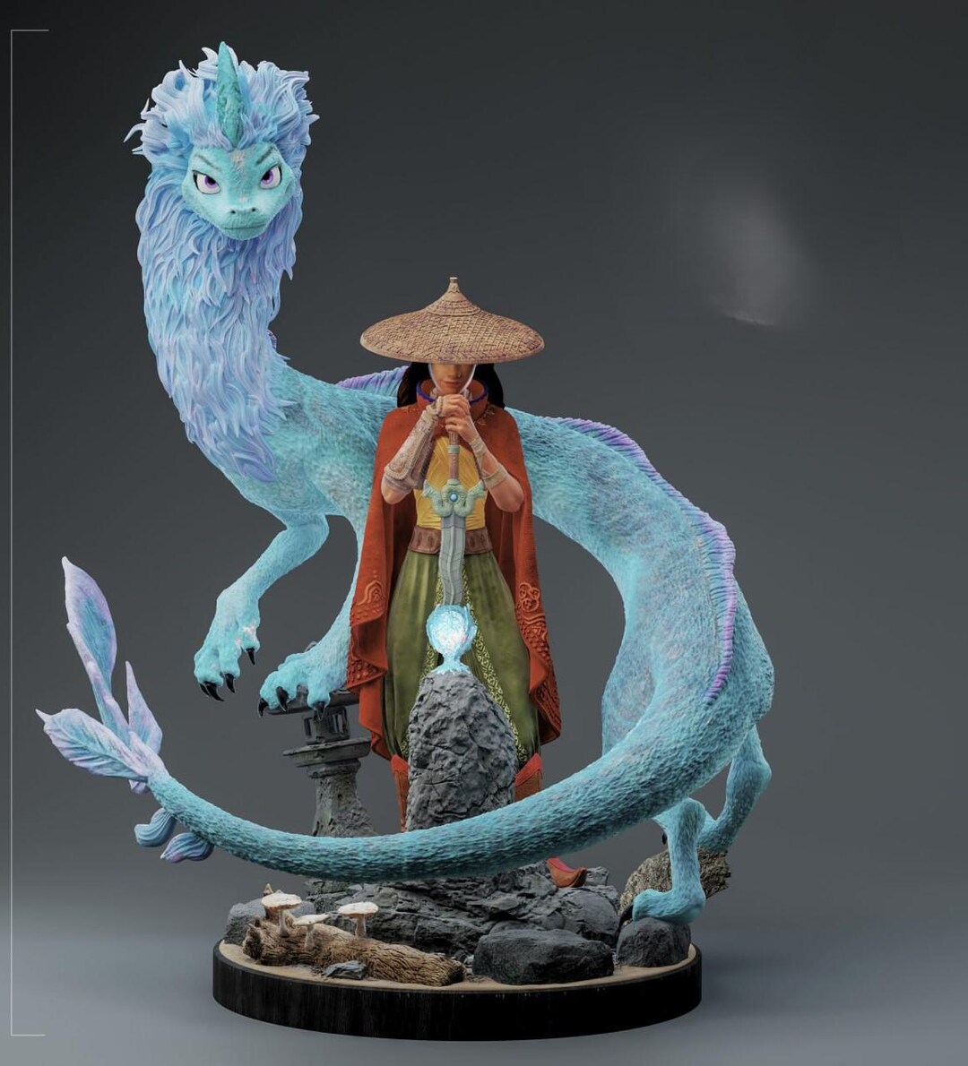 Raya 20 Cm3d 12k Resin Statue UNPAINTED and UNASSEMBLED - Etsy