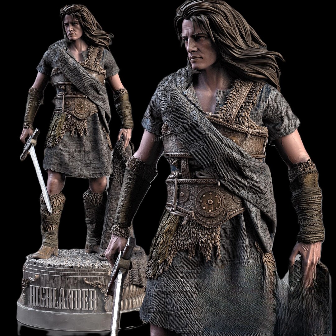 Macleod 23 Cm3d 12k Resin Statue Unpainted - Etsy