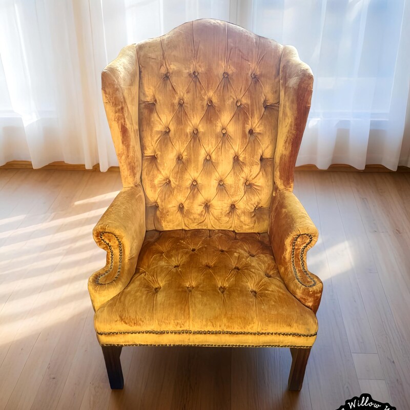 Wingback Chair - Etsy