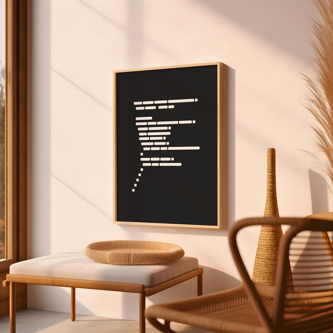 2 Color Programmer Wall Art, Code Definition Print, Software Developer Gift, Coding Art Decor ...