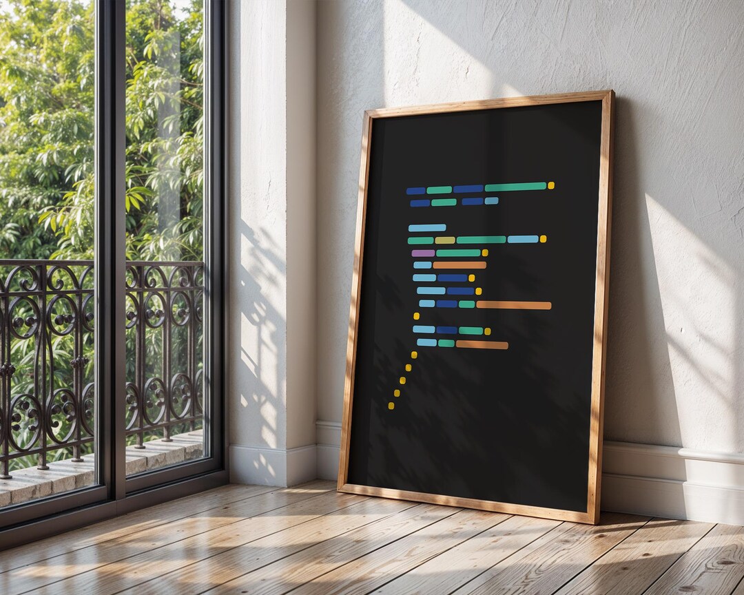 Programmer Definition Print Coding Wall Art, Tech Gift, Minimalist ...