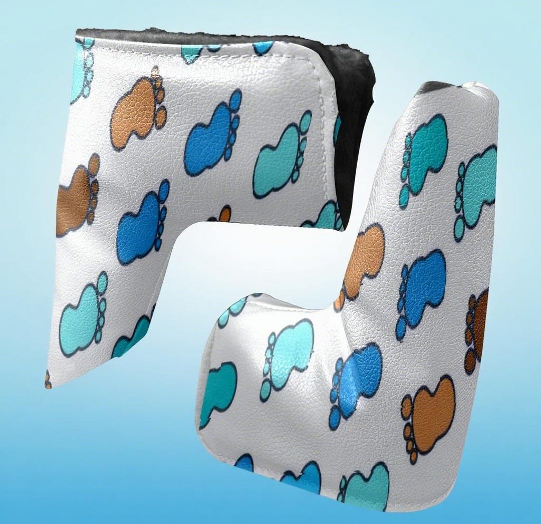 Colorful Footprints Golf Putter Covers – PU Leather, Water Resistant ...