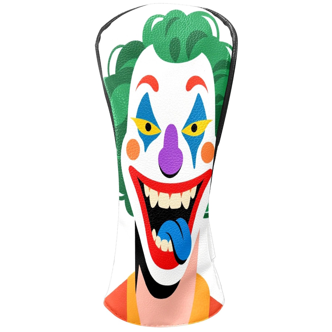 Joker Golf Club Head Cover: PU Leather Driver, Fairway Wood, Hybrid - Etsy