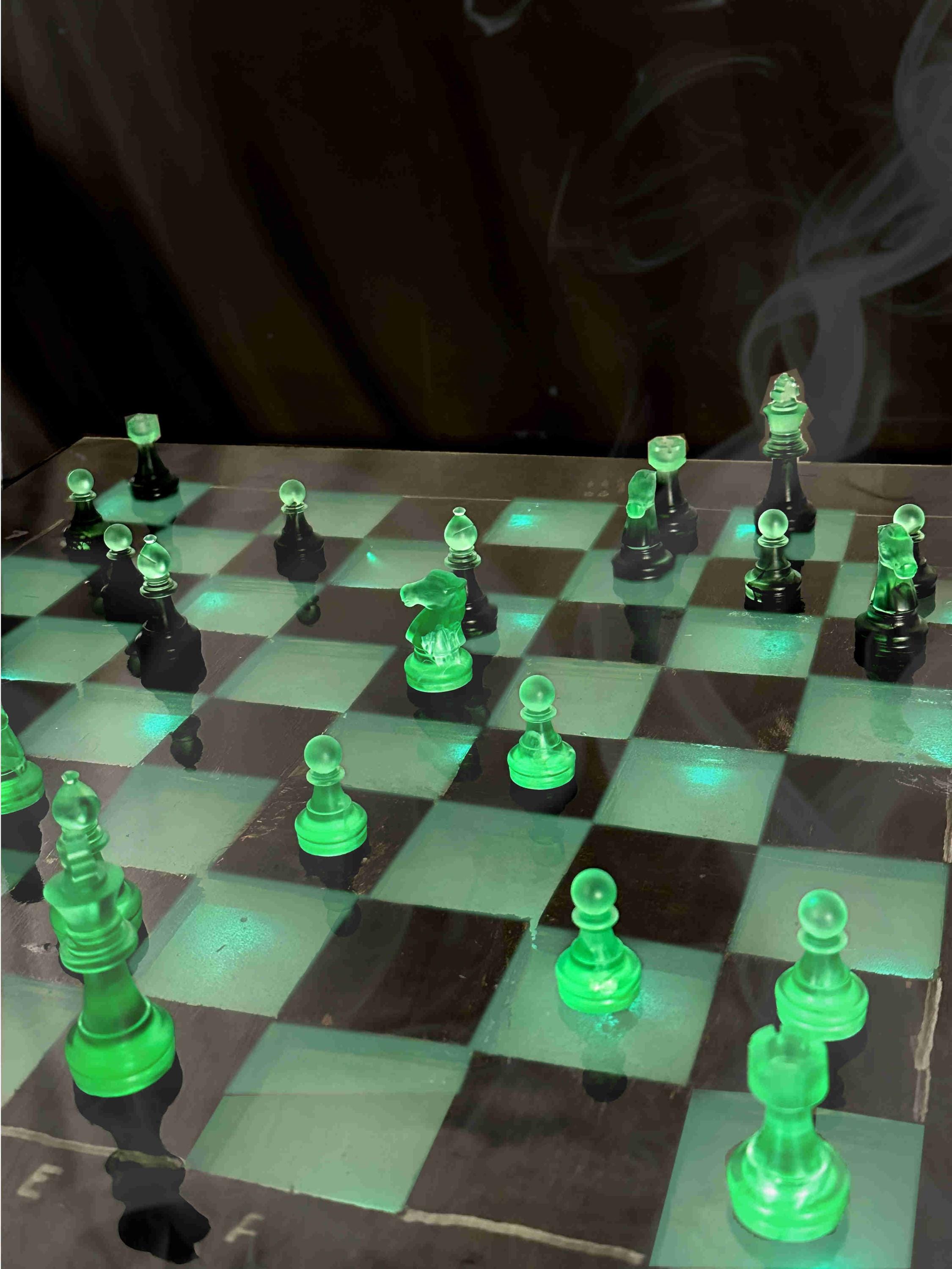 RGB Light up Chessboard - Handmade - Etsy