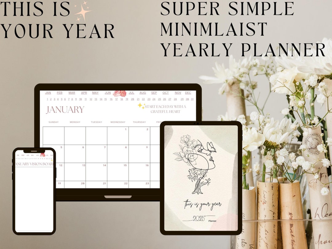 2025 Digital Minimalist Planner | Goodnotes, Notability, iPad & Tablet ...