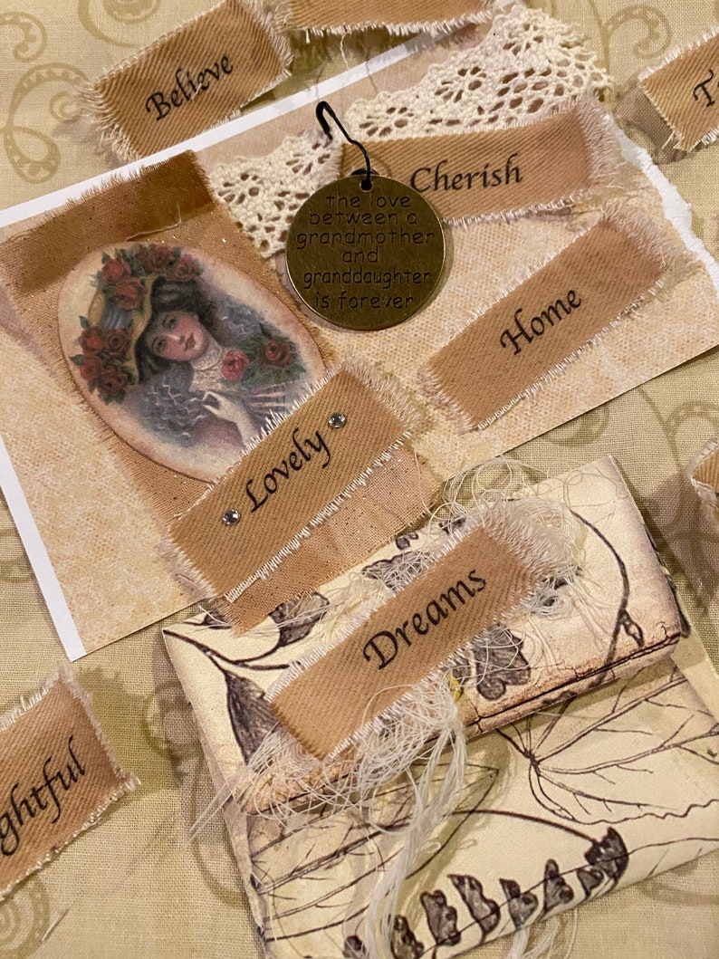 50 general Theme Fabric Words Phrases Labels Journal - Etsy