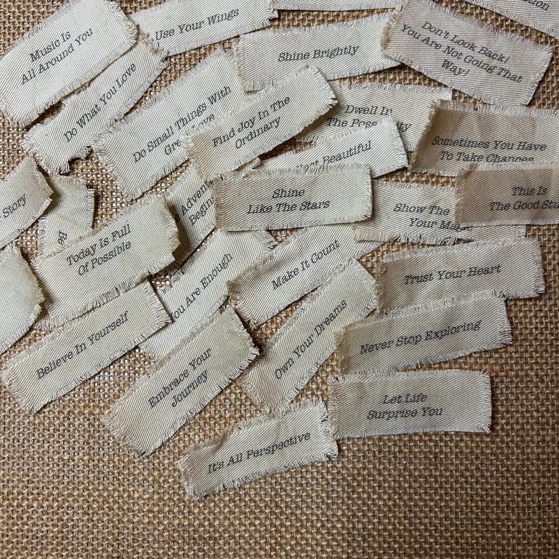 Sayings to Sew on Fabric - Etsy