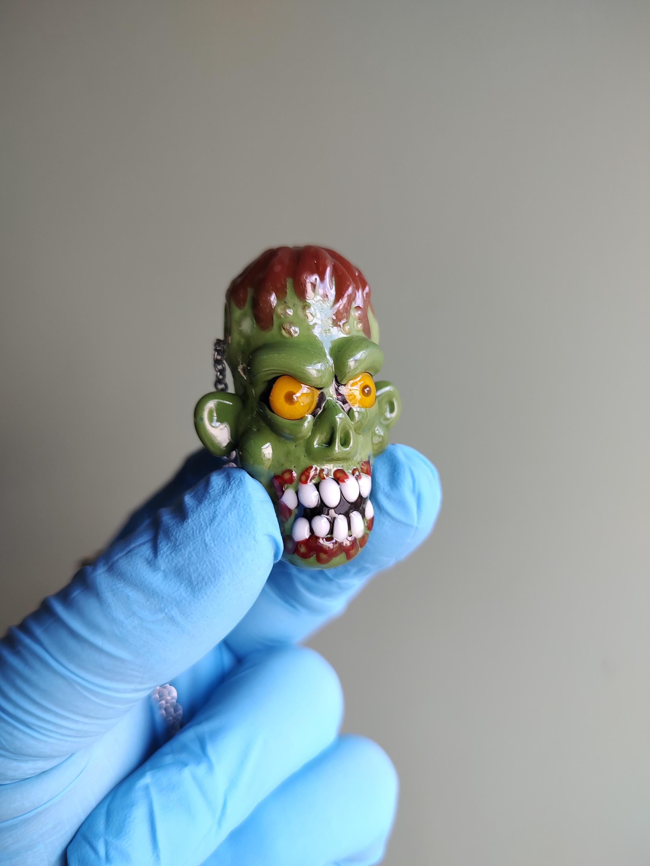Zombie Pendant - Etsy