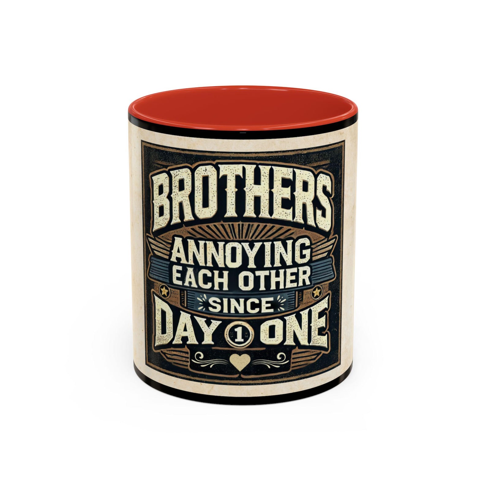 Brothers Mug - "annoying Each Other Since Day One" Funny Gift for ...