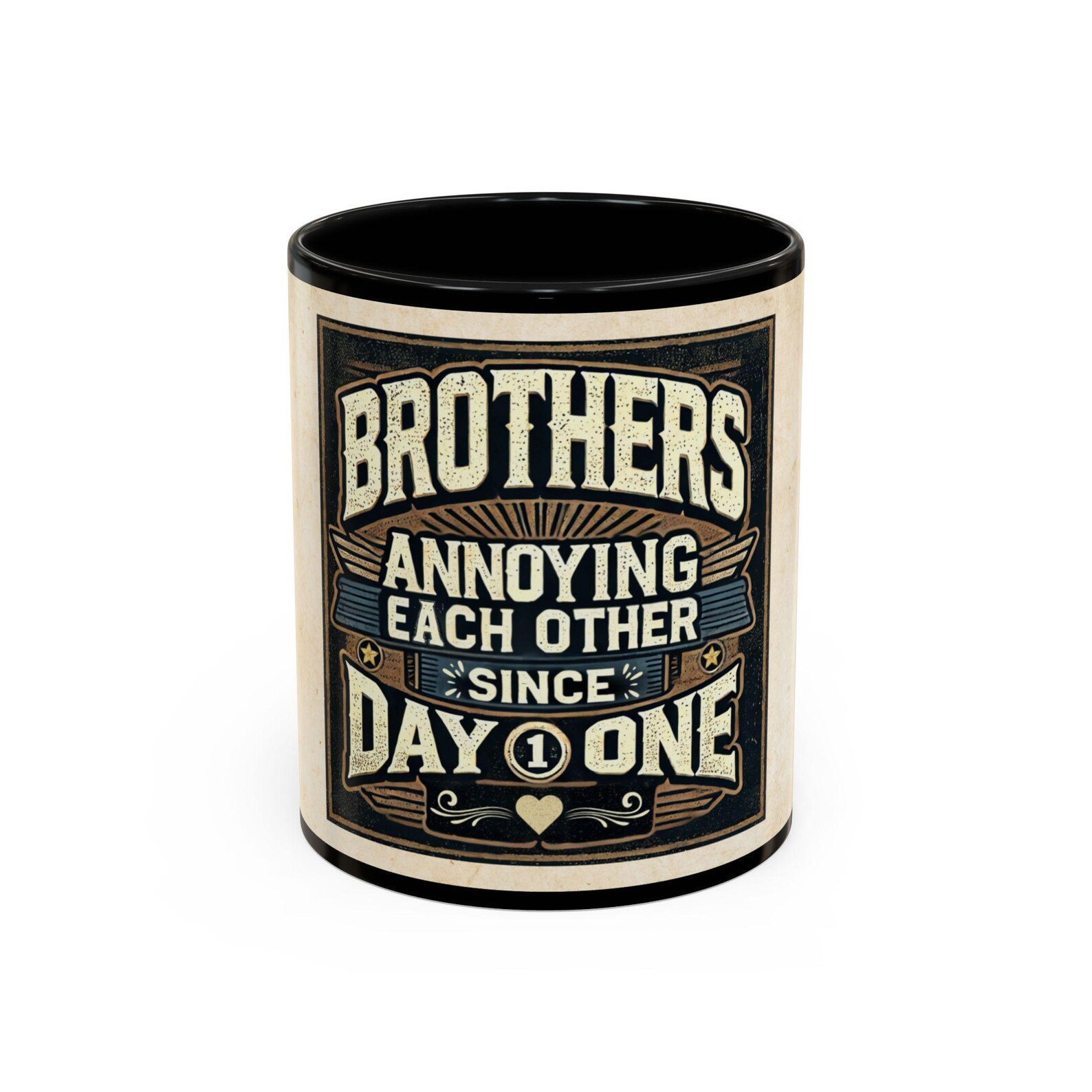 Brothers Mug - "annoying Each Other Since Day One" Funny Gift for ...