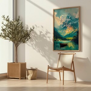 I Can Do All Things Through Christ Philippians 4:13 Scripture Wall Art ...