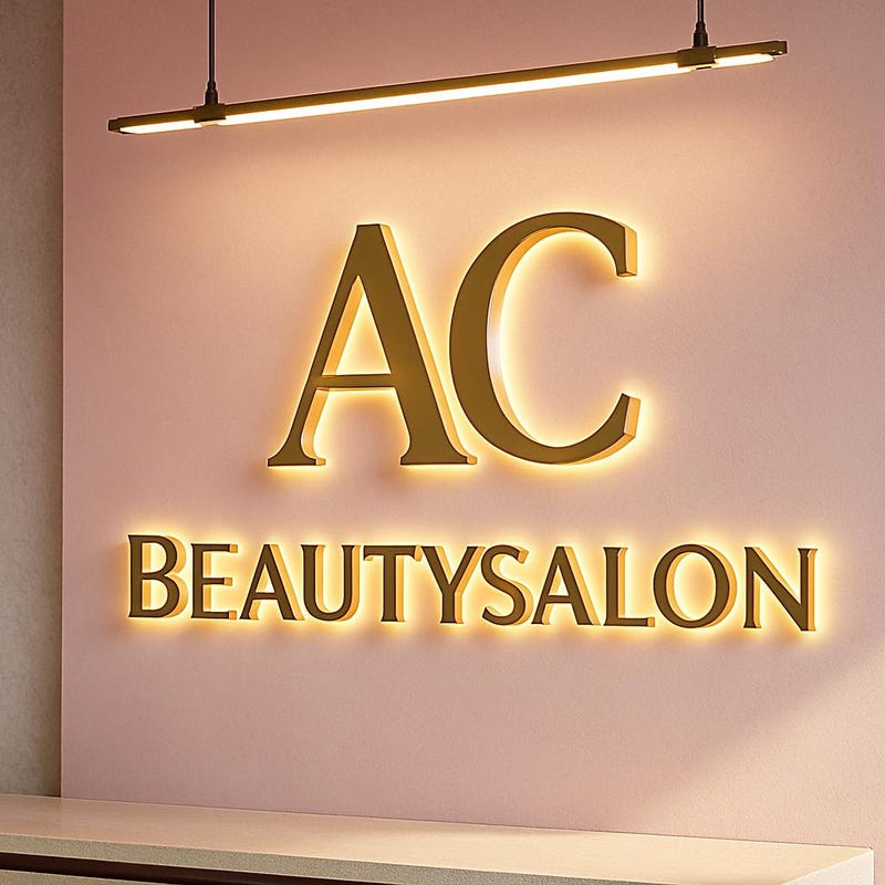 Custom Backlit Sign - Etsy
