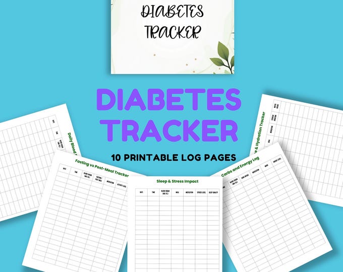 Glucose Tracker Printable: Diabetes Log Sheet (digital Download) - Etsy ...