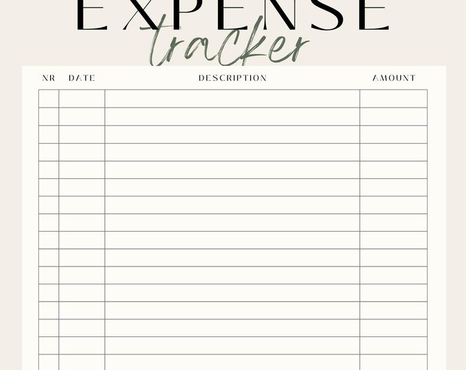 2025 Monthly Calendar | Printable Year Planner | Minimalist Monthly ...