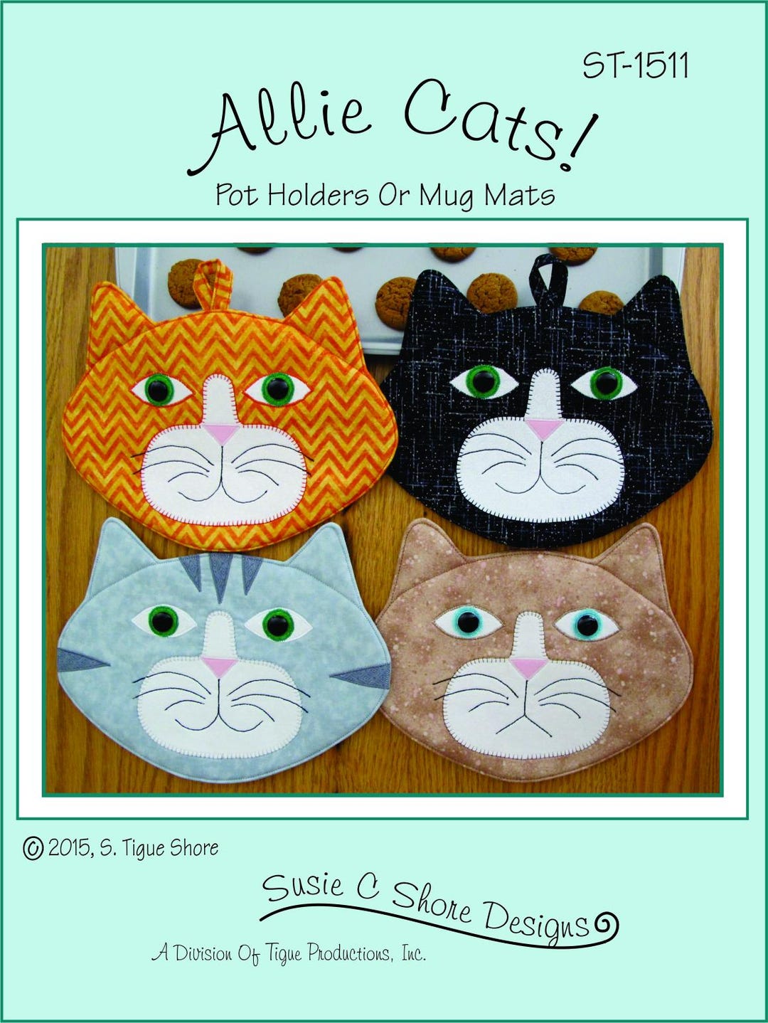 Allie Cats Another Cute PDF Pattern From Susie C Shore. Sew up Some ...