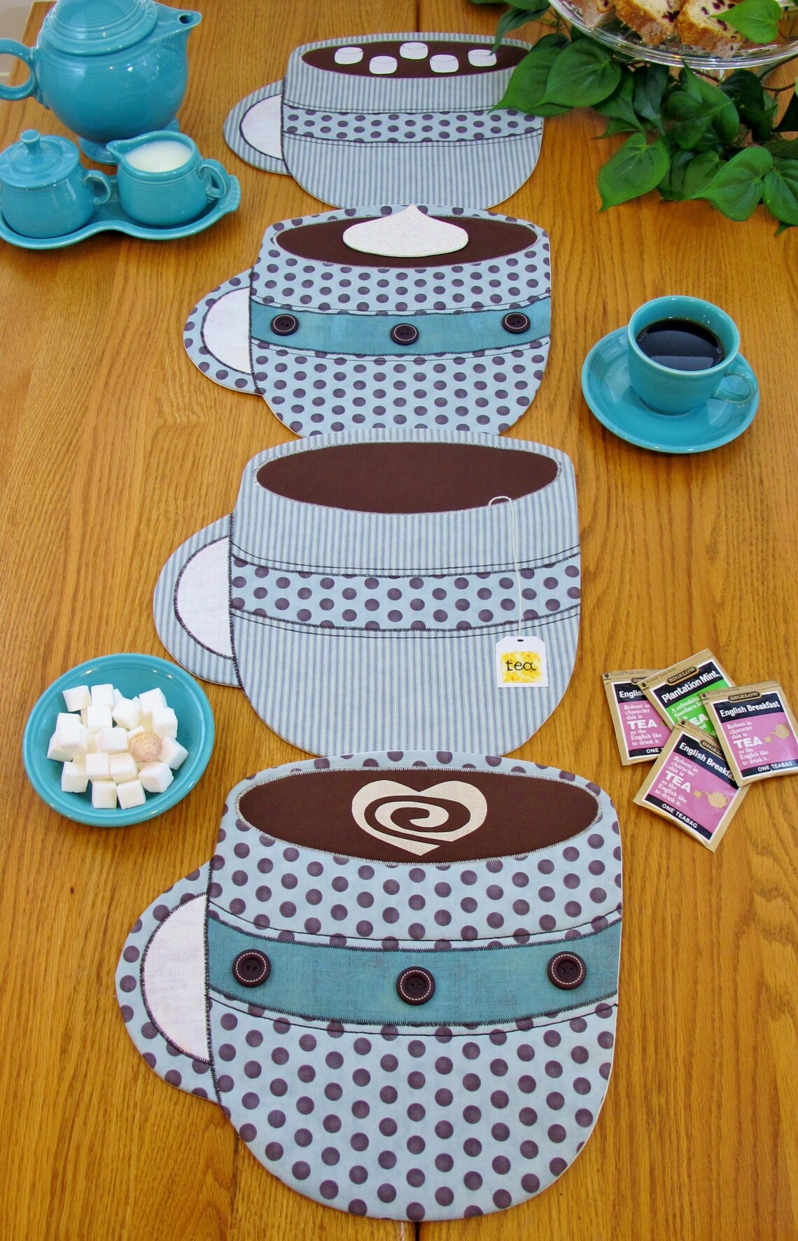 Fill ‘er up ST-1133 Place Mats, Table Runners for Year-round Use ...