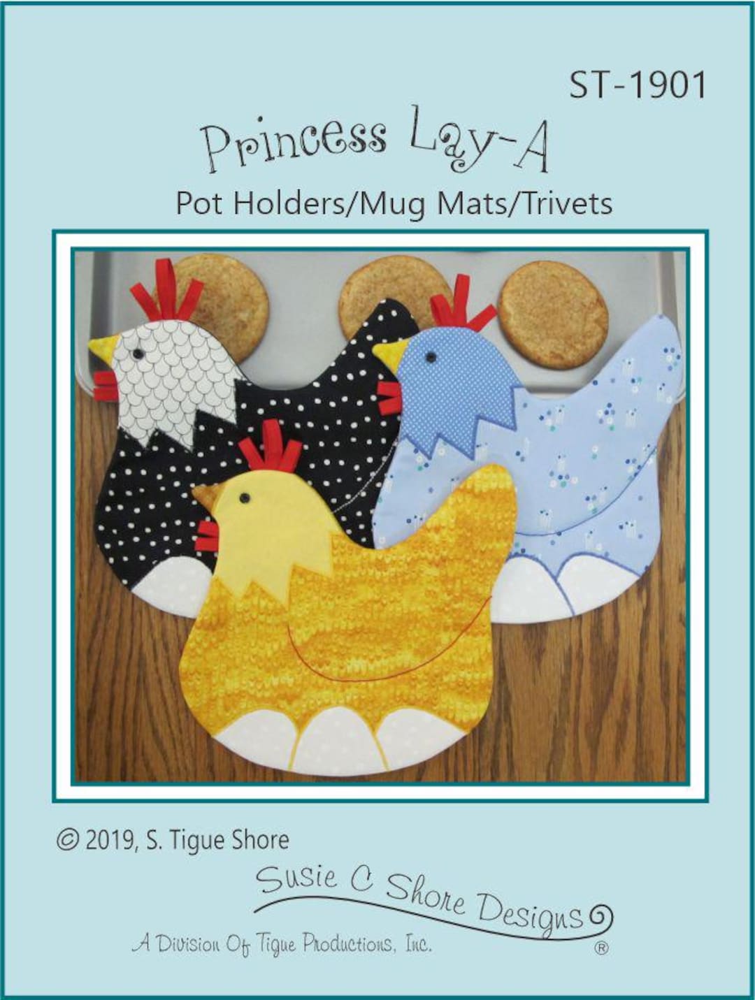 Princess Lay-a! Chicken Hot Pad! Susie C Shore's ST-2019 - Etsy
