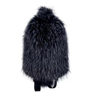 Faux Fur Backpack Y2K Modern Male and Female Back to School Gothic ...
