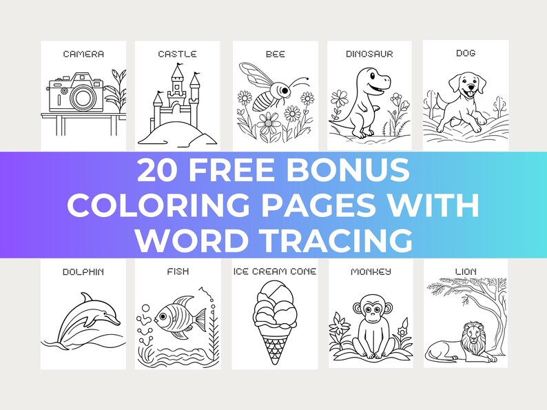 Dot to Dot Pages for Kids Ages 4-8, Fun Connect the Dots Activities ...