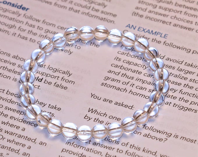 Art Deco Vintage Sterling Silver Pools of Light Rock Crystal Link ...