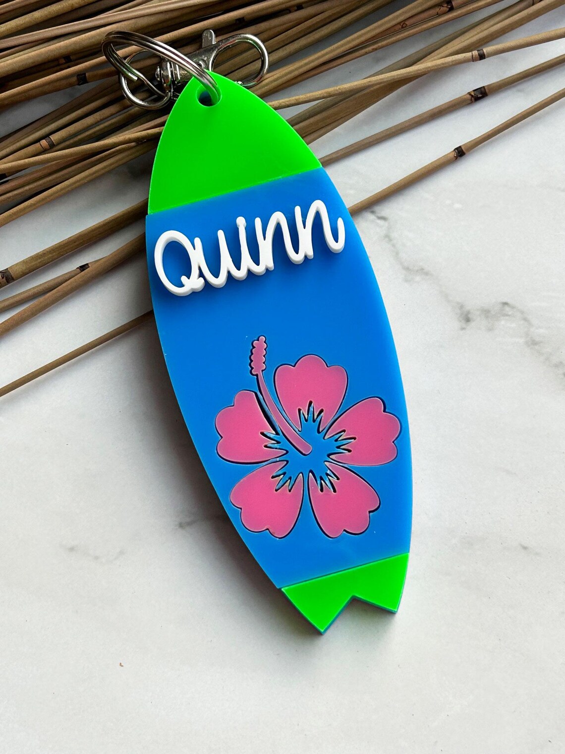 Surfboard Back Pack Name Tag Four Designs SVG Digital File GLOWFORGE ...