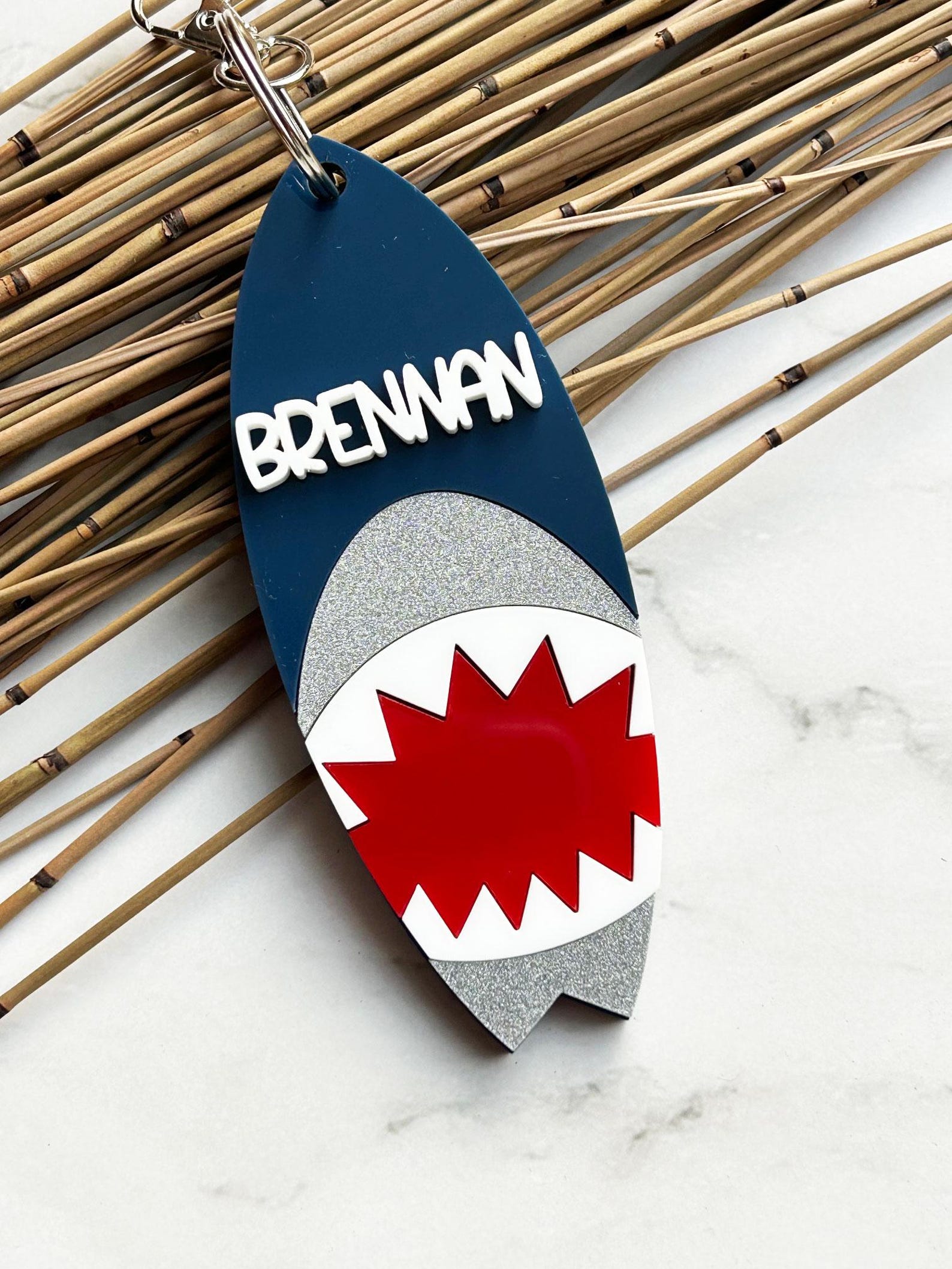 Surfboard Back Pack Name Tag Four Designs SVG Digital File GLOWFORGE ...