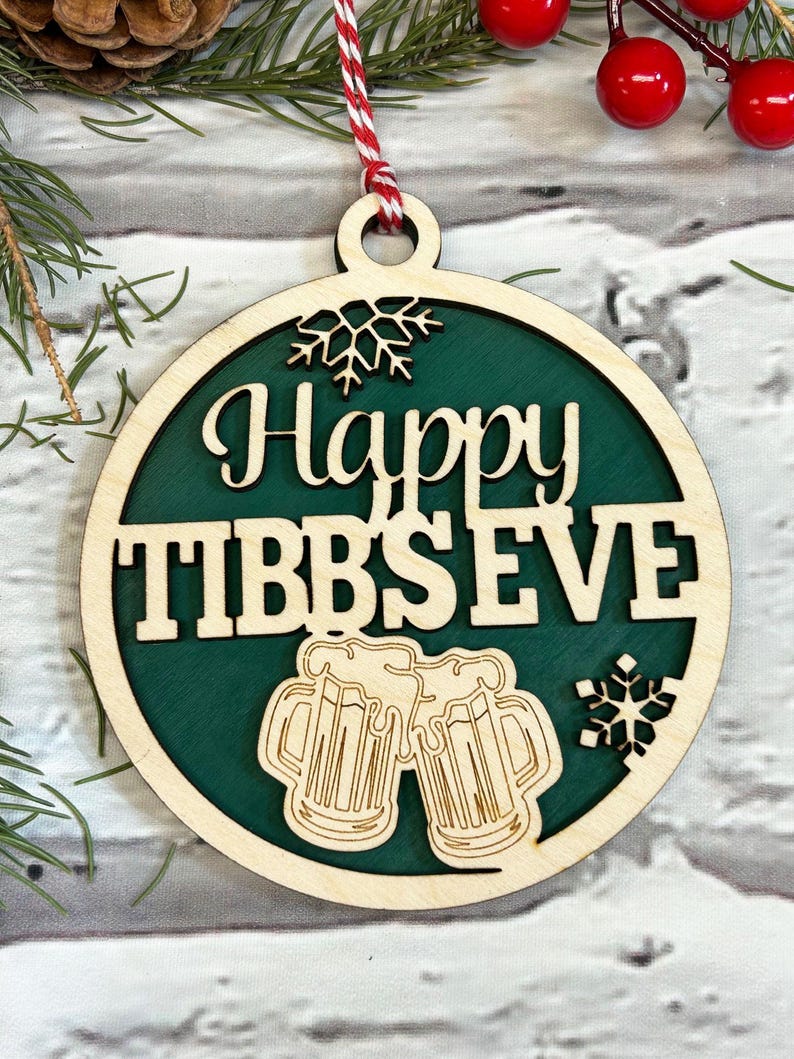 Tibb's Eve Ornament Set Digital File SVG Laser Cut Files Glowforge ...