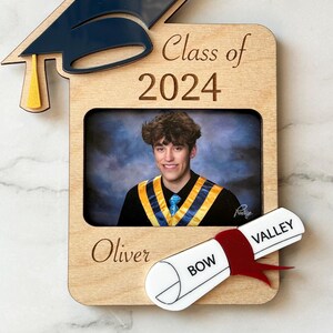 Graduation Wallet Sized Photo Frame for Magnets SVG Digital File ...