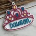 Princess Crown Tiara Back Pack Name Tags SVG Digital File GLOWFORGE ...