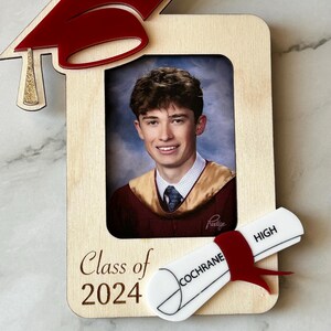 Graduation Wallet Sized Photo Frame for Magnets SVG Digital File ...