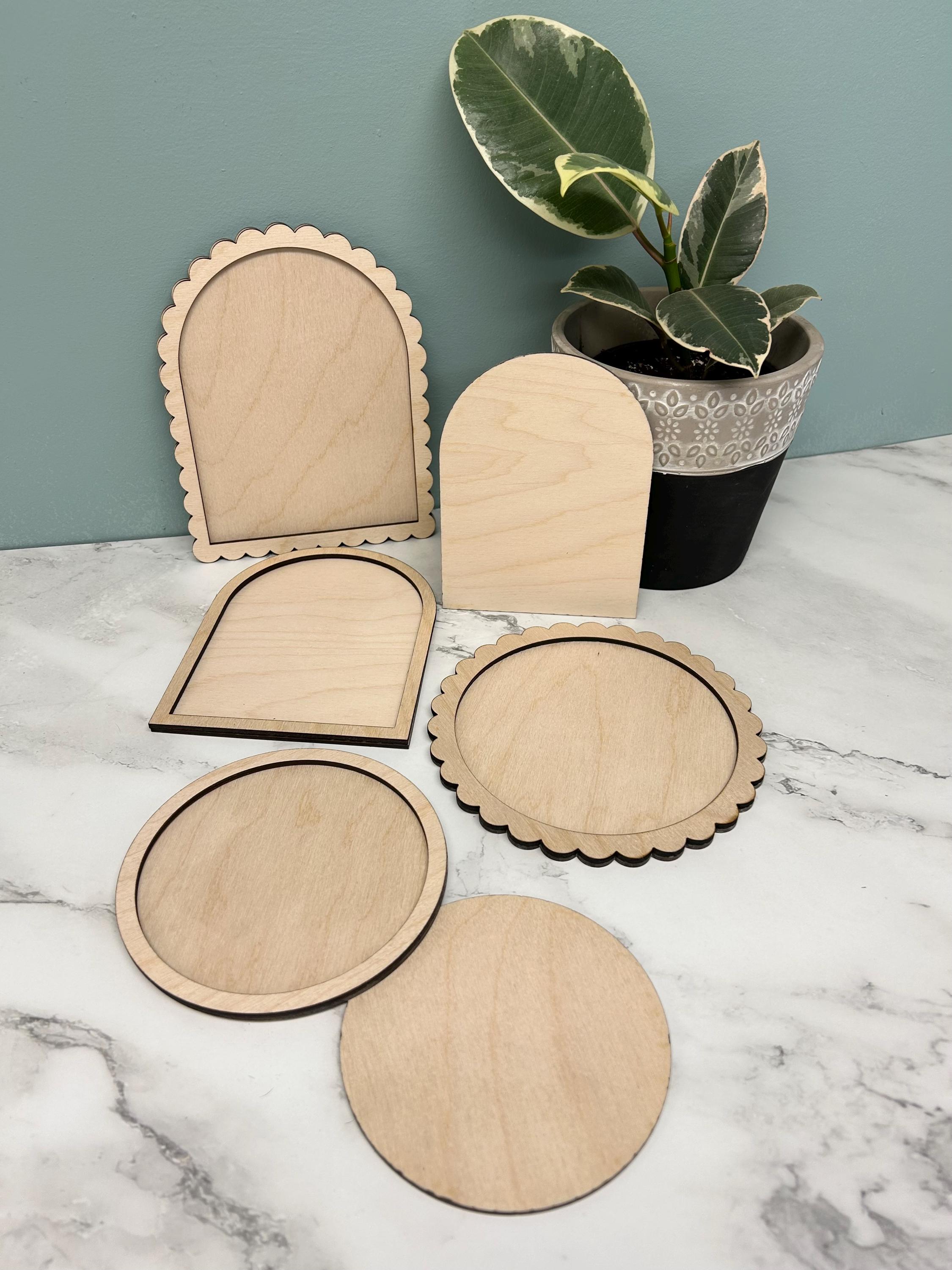 Scalloped Arch and Circle Bases and Frames SVG Digital File GLOWFORGE ...