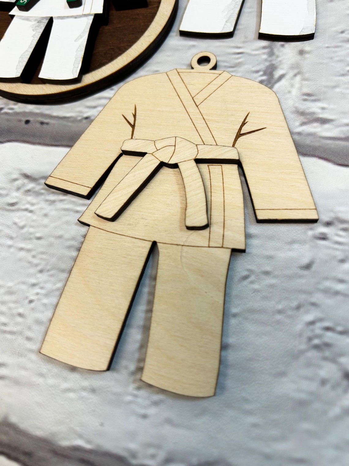 Karate Taekwondo Kimono Dobok Layered Ornament Set SVG Digital Files ...