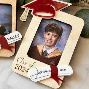 Graduation Wallet Sized Photo Frame for Magnets SVG Digital File ...