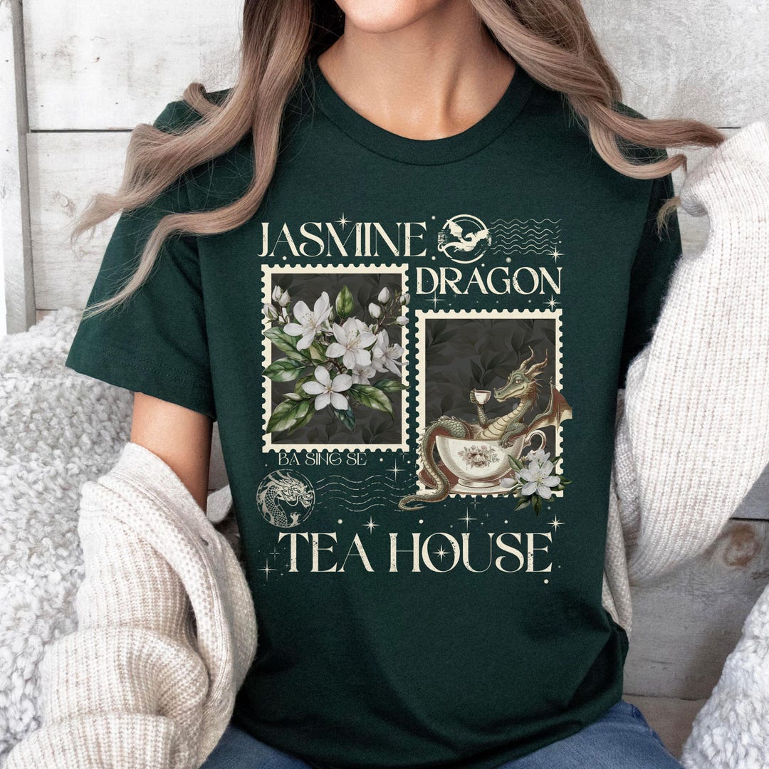 Jasmine Dragon Tea Shop Shirt, Uncle Iroh Tea Shop Inspired Shirt ...