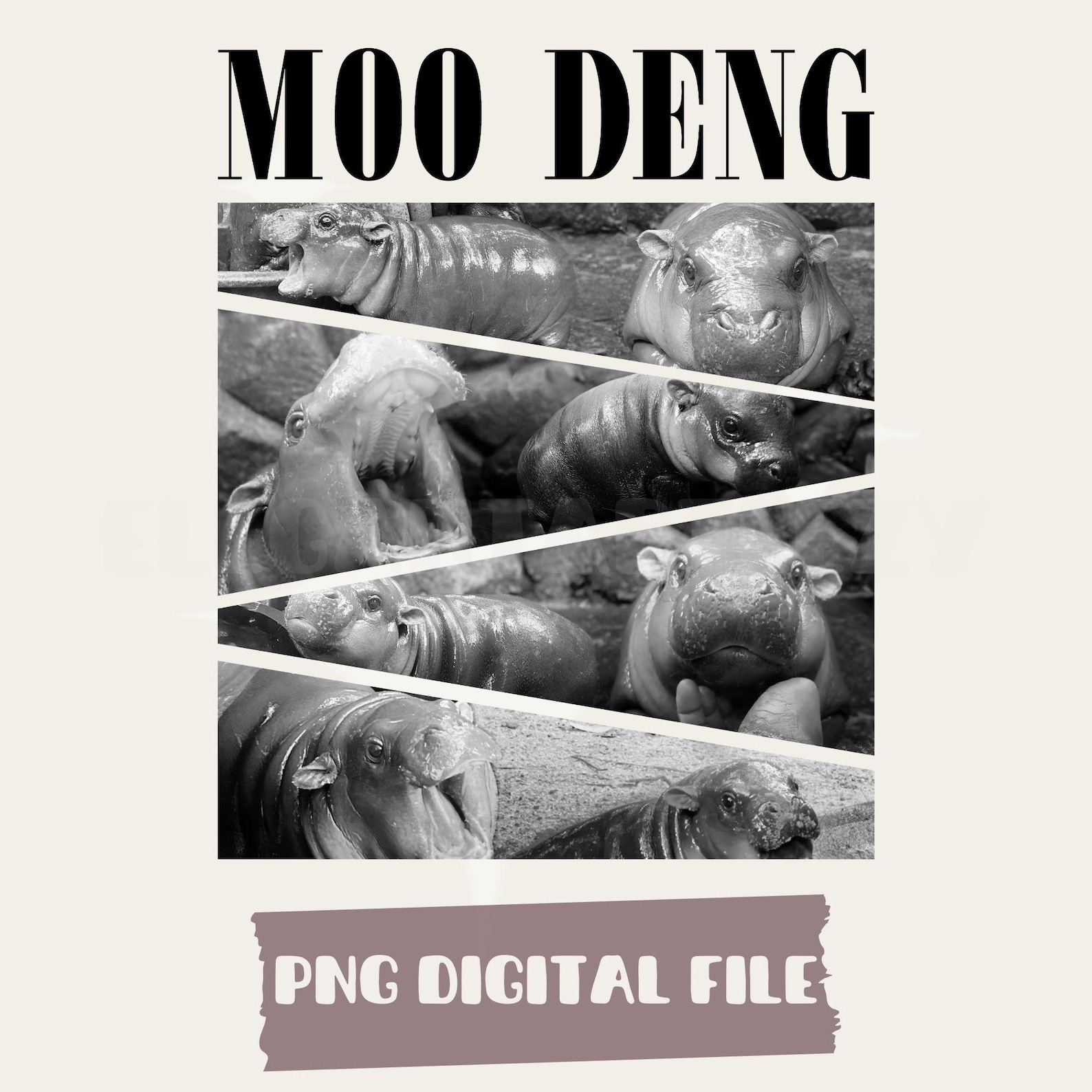 Moo Deng, Moo Deng Png, I Love Moo Deng Png, Moo Deng Bootleg Rap Png ...
